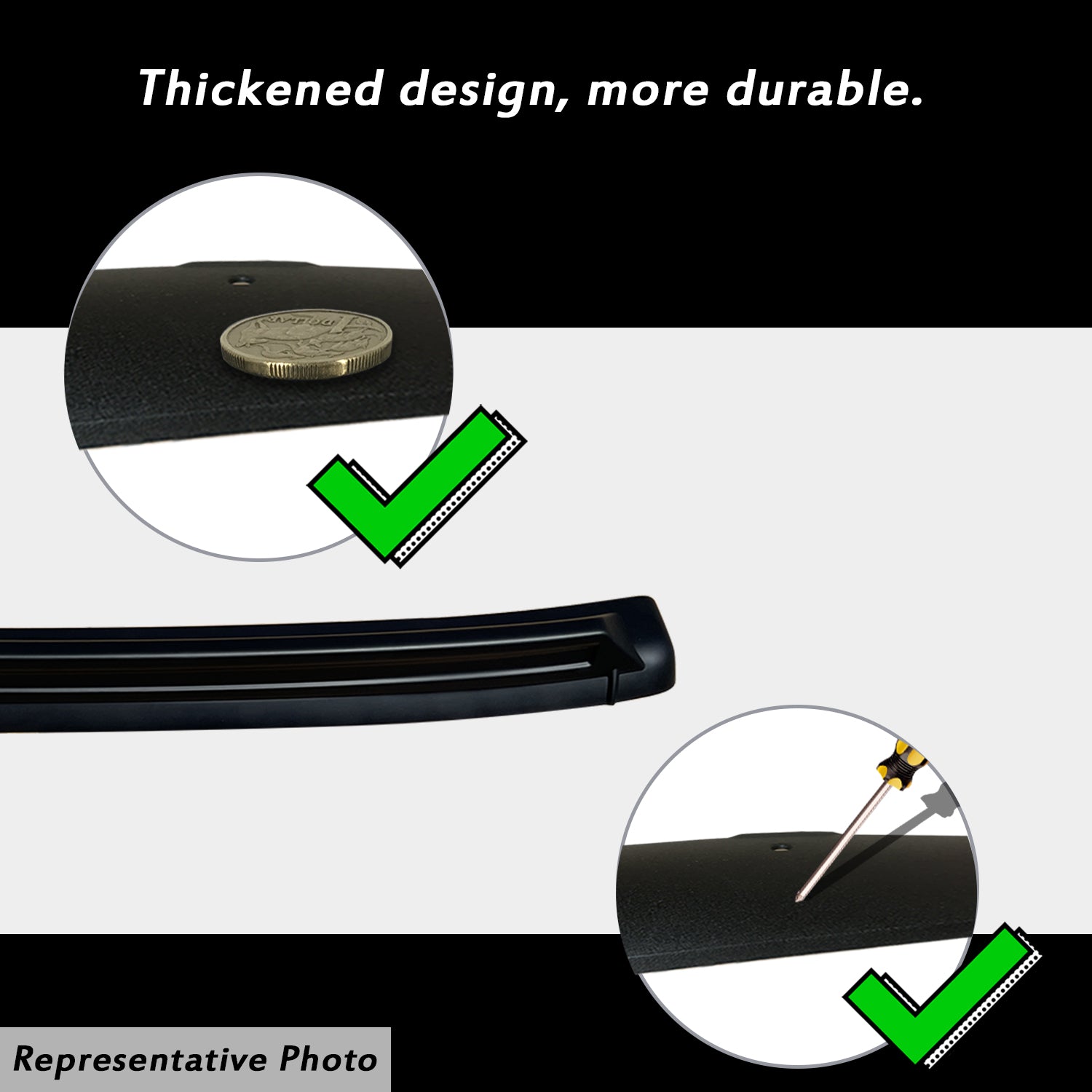 Bonnet Protector + Rear Roof Spoiler Deflector Spoilers Wing Lip for S ...
