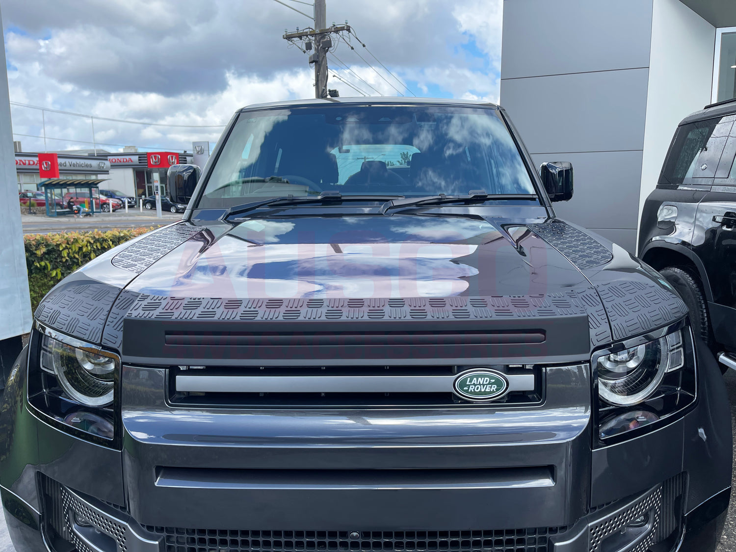 Bonnet Protector for Land Rover Defender L663 2020-Onwards – AUSGO 4X4 ...