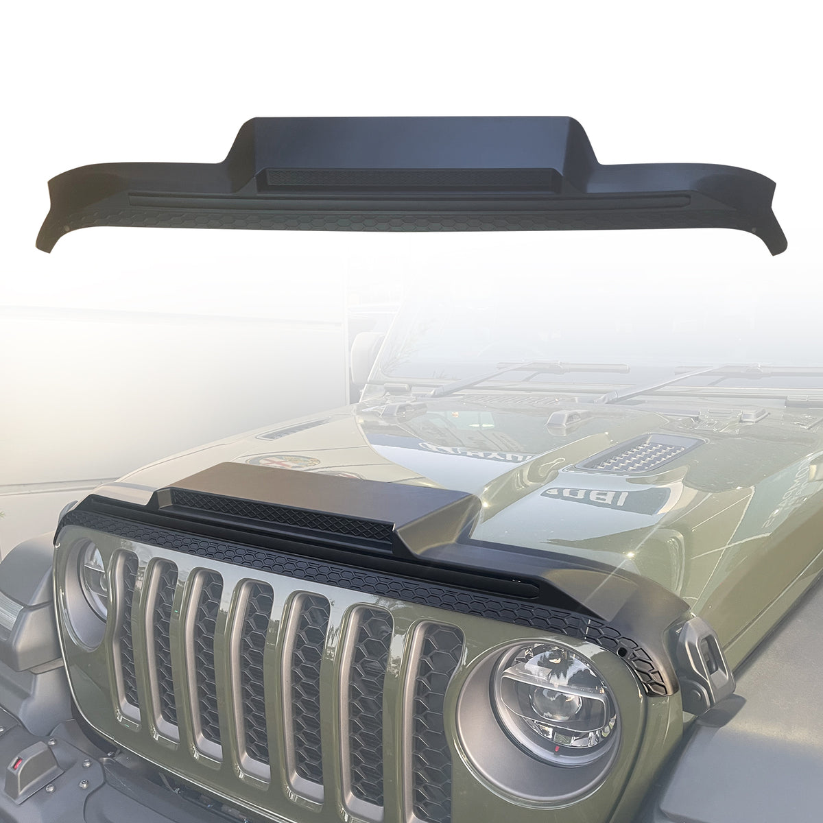 Bonnet Protector for Jeep Wrangler JL Series 2018-Onwards – AUSGO 4x4 ...