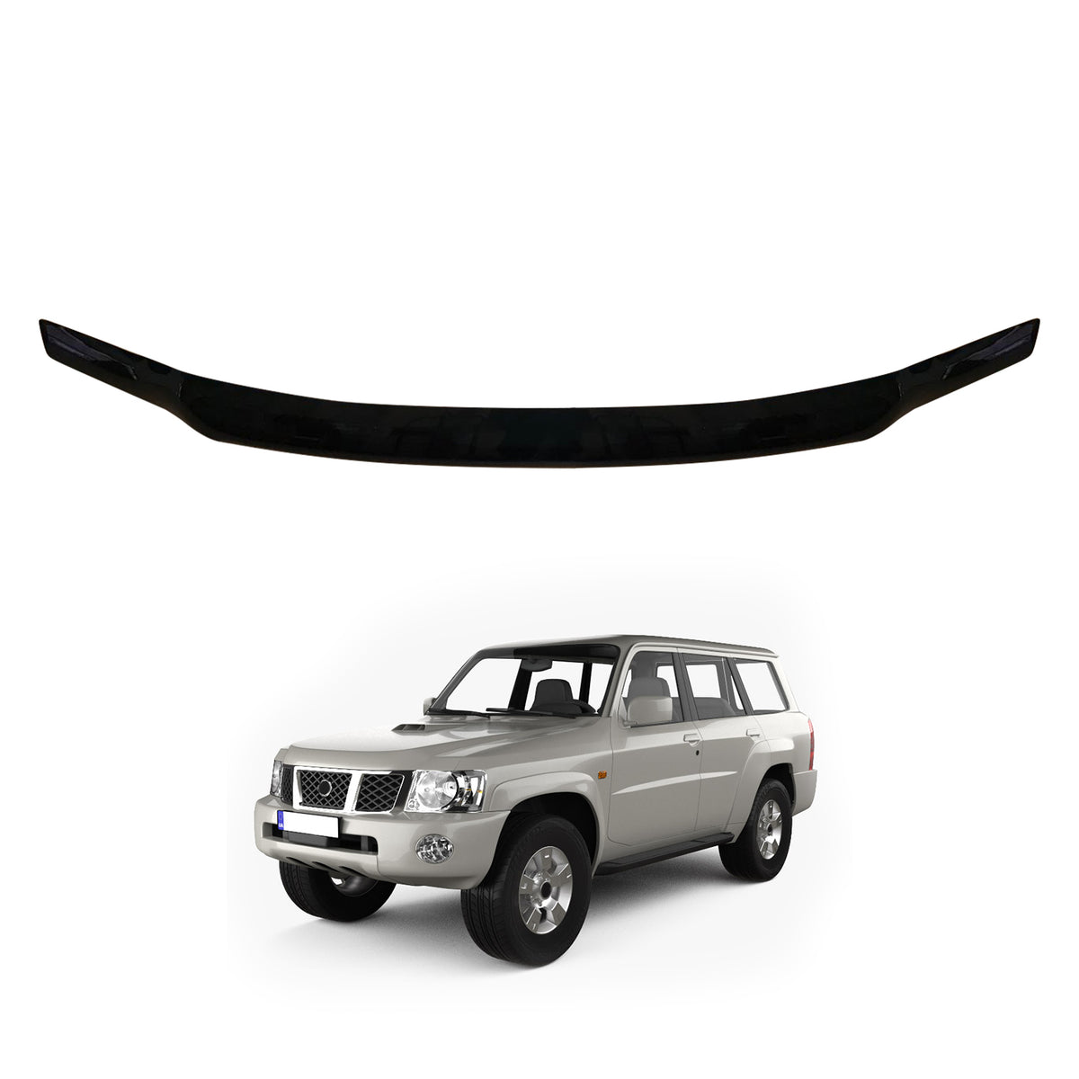Bonnet Protector for Nissan Patrol GU Y61 2004-2015 PICK UP ONLY ...