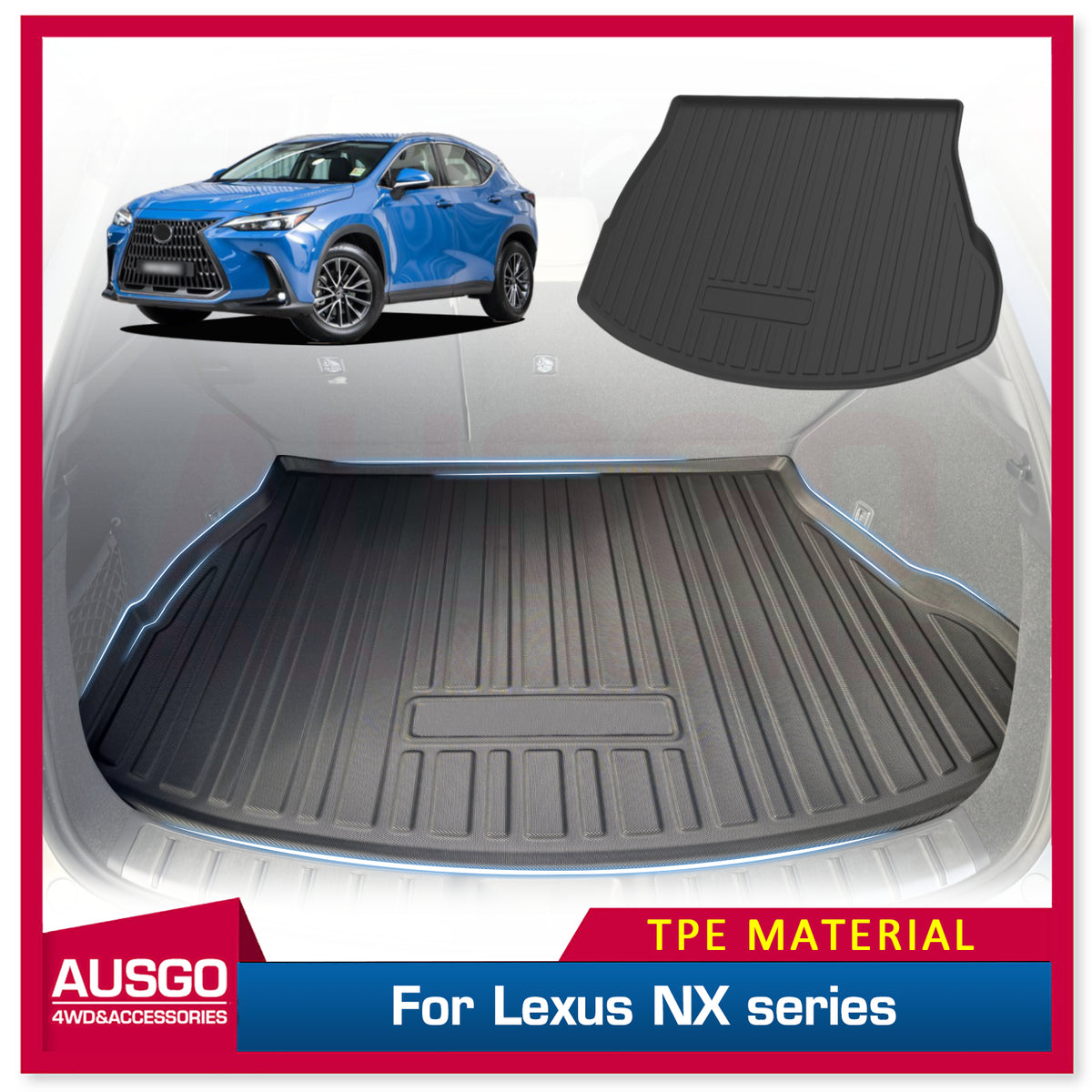 Boot Liner for LEXUS NX Series NX250 / NX350 / NX350H / NX450H 2021-On ...