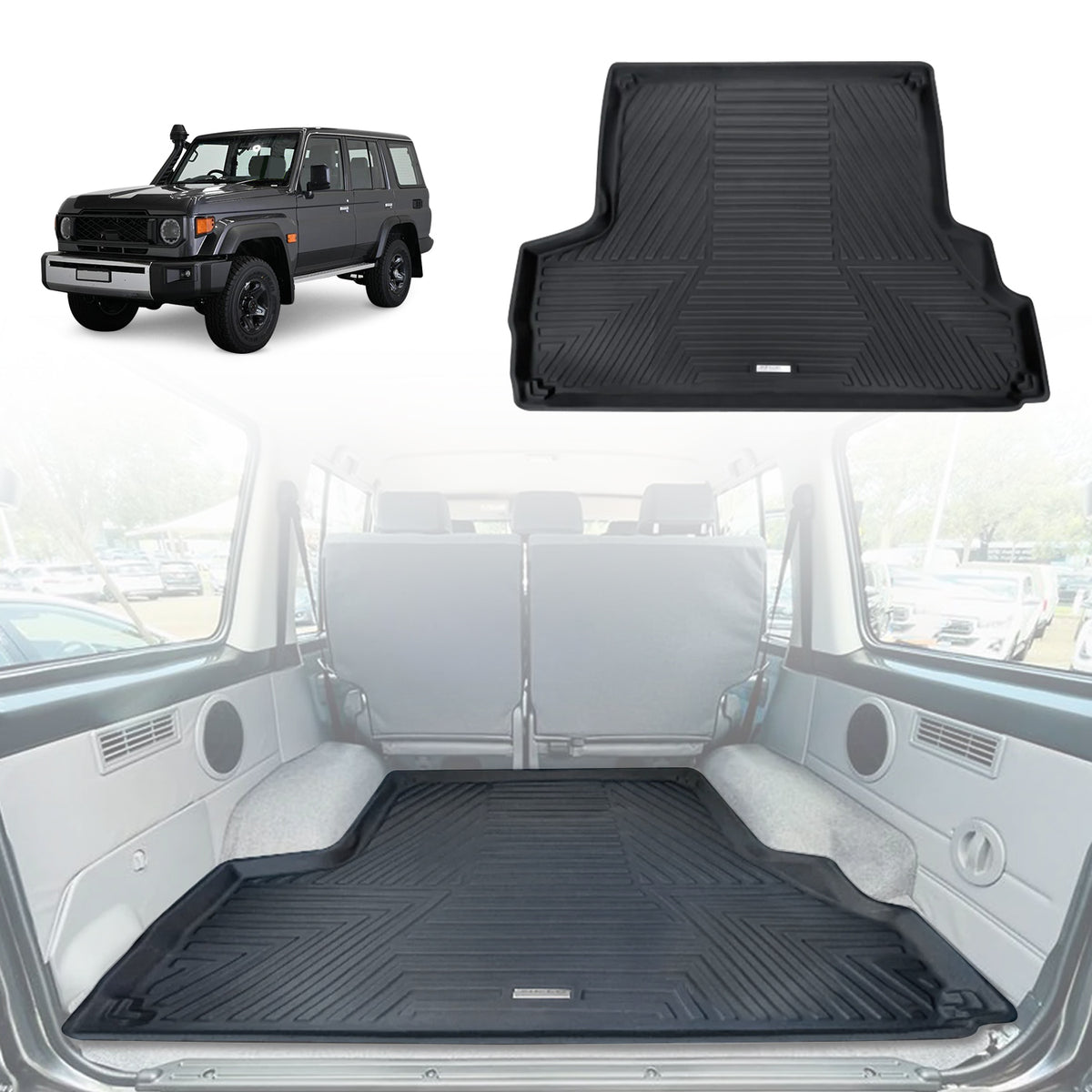 Boot Liner for Toyota Land Cruiser 76 Series 2024-Onwards – AUSGO 4WD ...