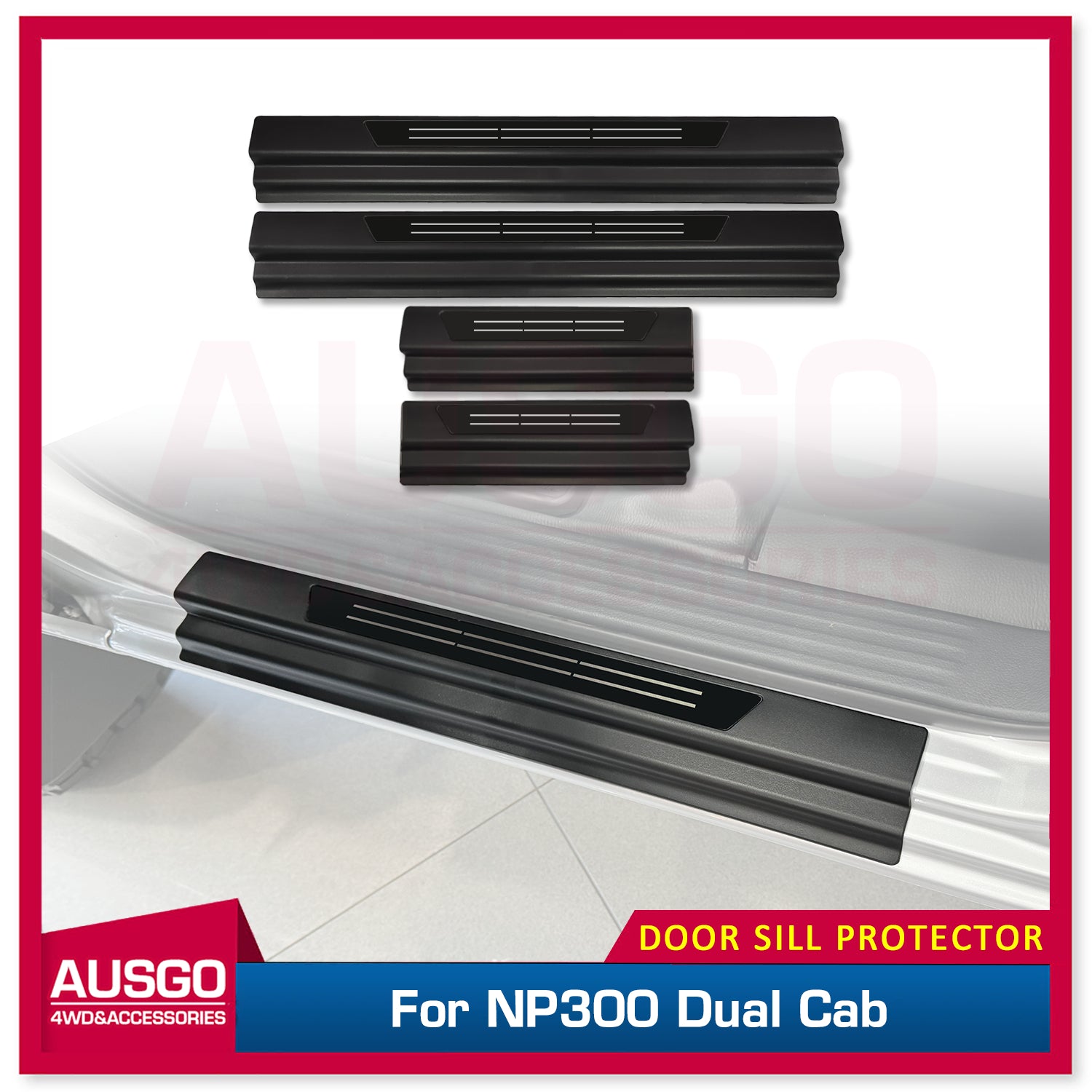 For Nissan Navara NP300 D23 Dual Cab Scuff Plate Door Sills Door Sill ...