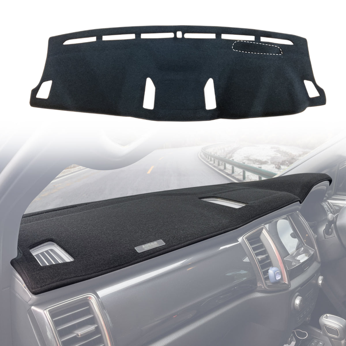 Dash Mat for Ford Ranger Wildtrack / Raptor 2015-2022 – AUSGO 4X4 ...