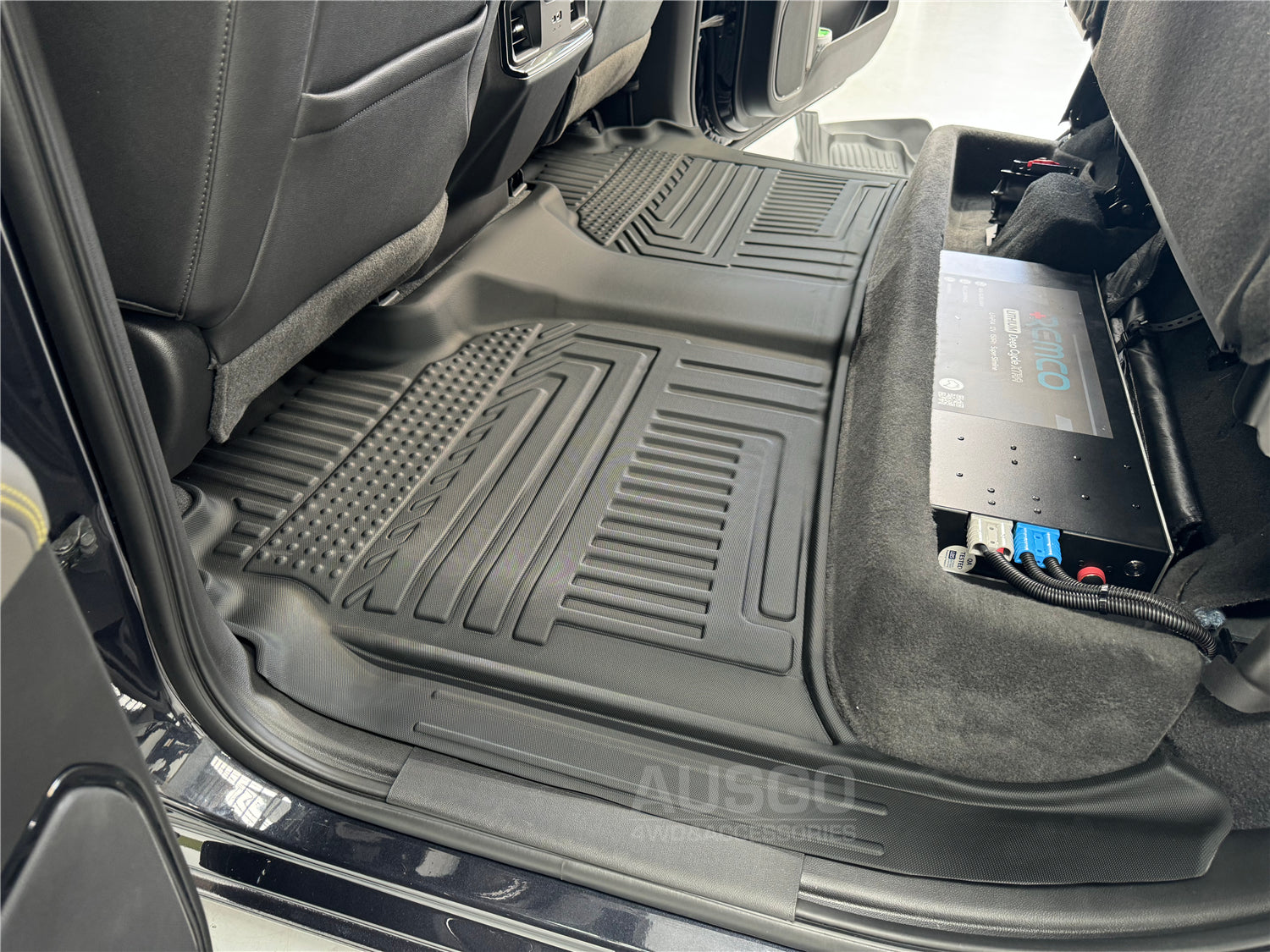 5D TPE Door Sill Covered Car Floor Mats for Chevrolet Silverado T1 Ser ...