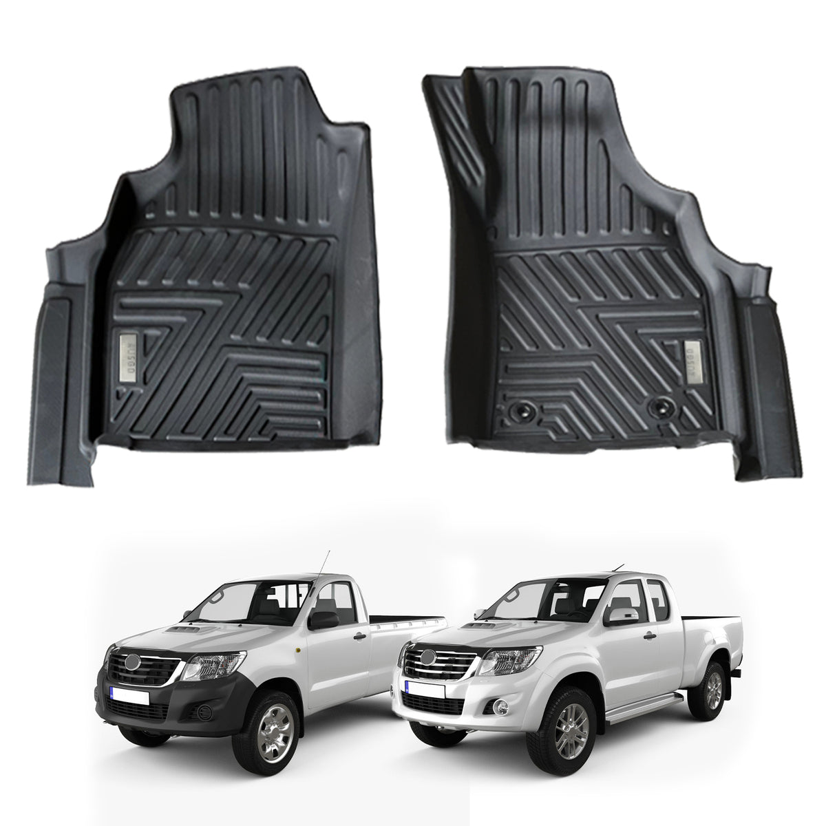 5D Car Floor Mats for Toyota Hilux Single / Extra Cab 2005-2015 – AUSGO ...