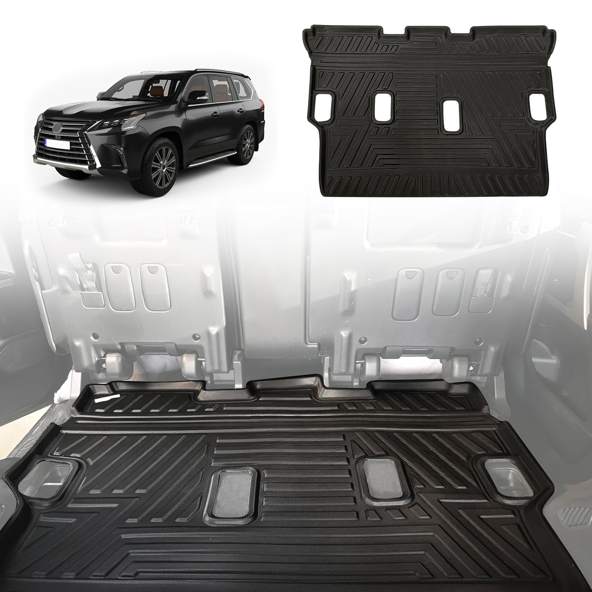 Third Row Floor Mat for Lexus LX570 LX Series 2008-2021 – AUSGO 4x4 ...