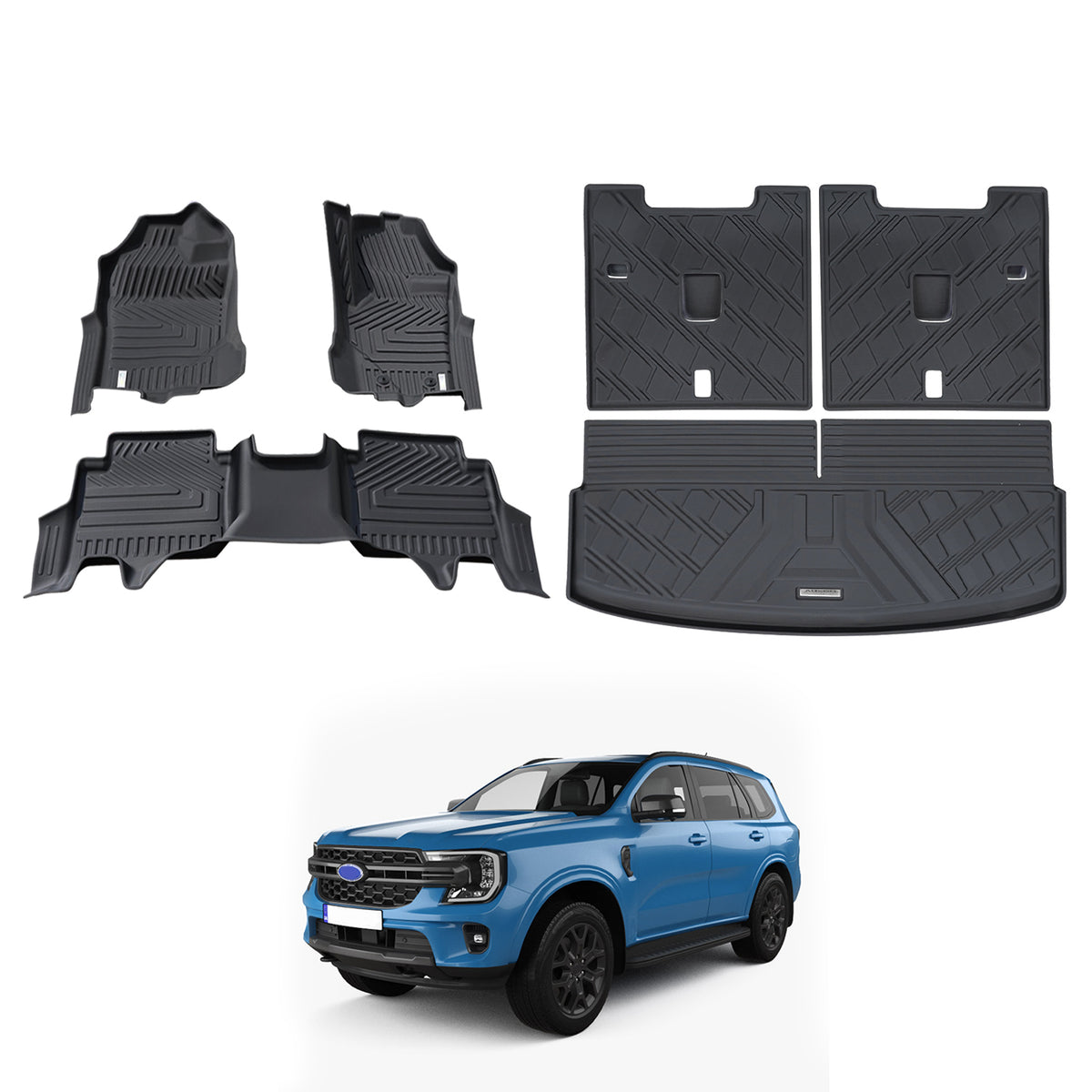 Ford Everest Floor Mats & Boot Liners – AUSGO 4X4 Accessories Pty LTD