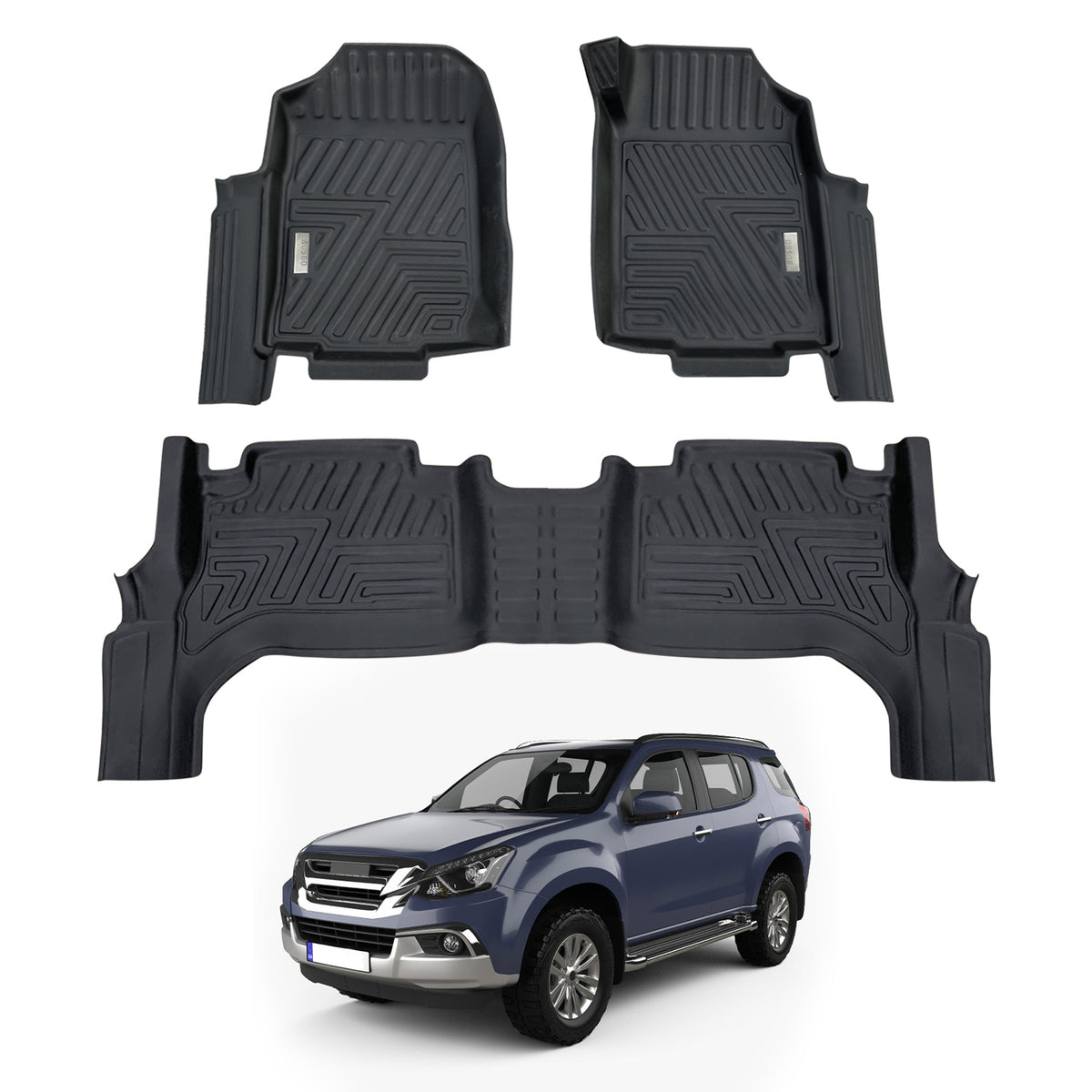 MU-X Floor Mats & Boot Liners – All-Weather Protection for Your Isuzu ...