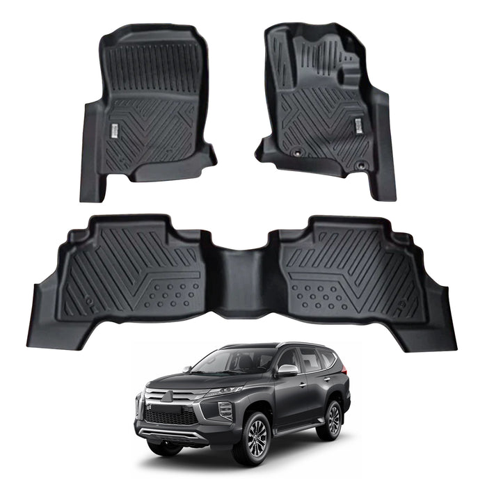 Pajero Sport Floor Mats And Boot Liners Custom Fit All Weather