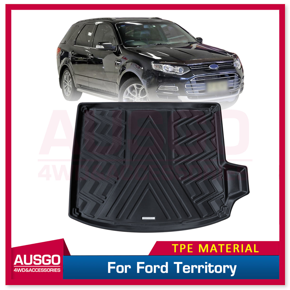 3D TPE Cargo Mat for Ford Territory Boot Mat Boot Liner Trunk Mat ...