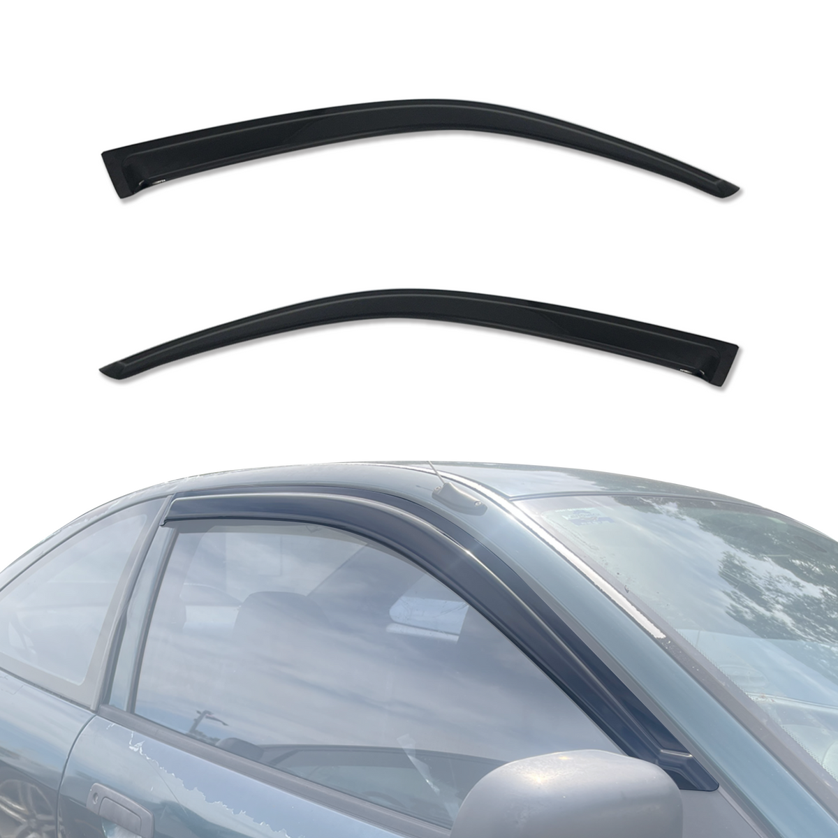 Luxury Weather Shields for Mitsubishi Lancer CE 2Dr Coupe 1996-2003 ...