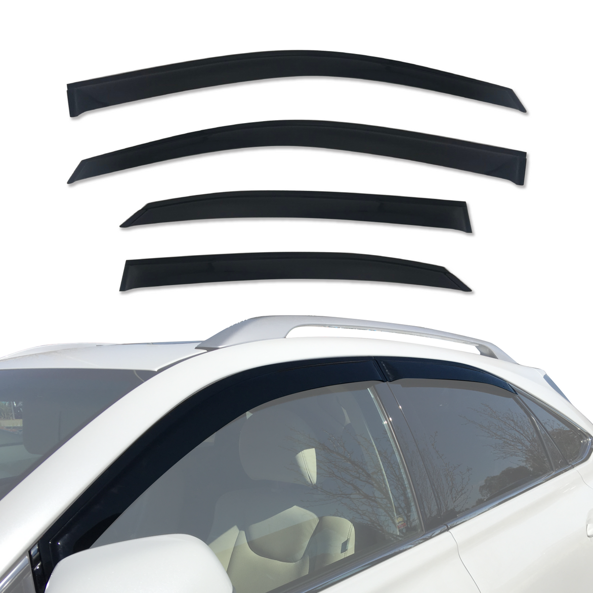 Weather Shields for Lexus RX Series RX270 / RX350 / RX450H 2009-2015 ...