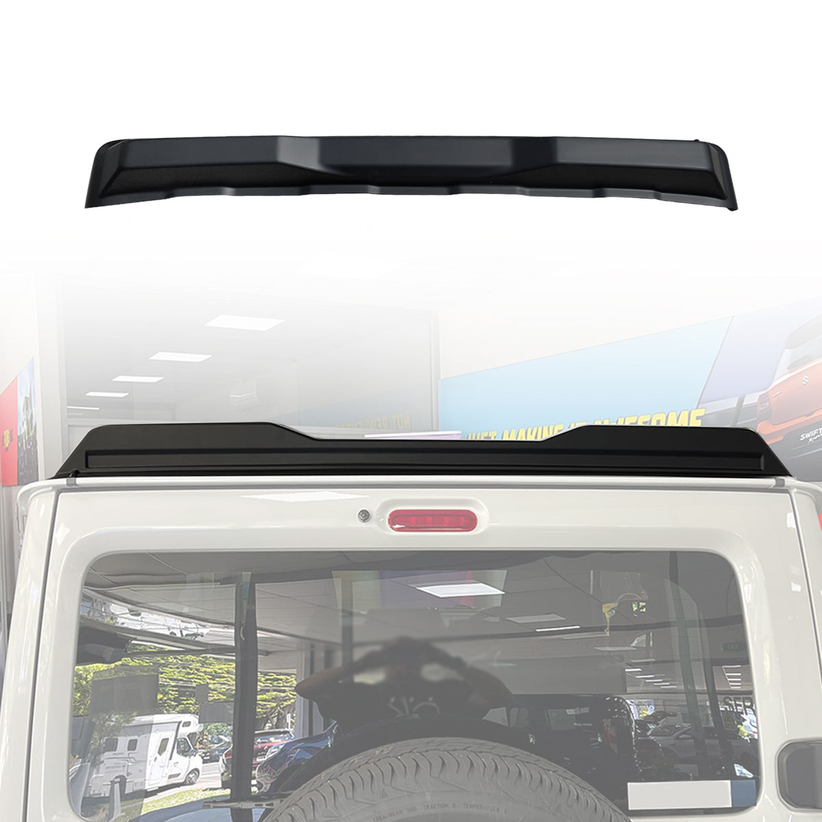 Roof Spoiler for Suzuki Jimny 2018-Onwards | Aerodynamic & Stylish ...