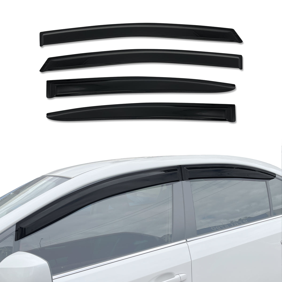 Luxury Weather Shields for Subaru WRX STI VA Series Sedan 2014-2021 ...