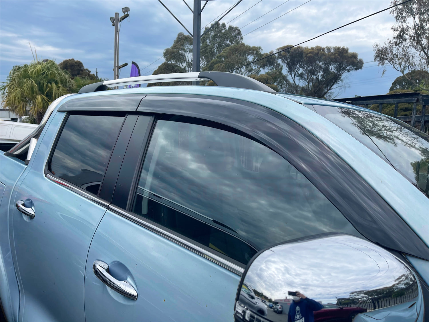 Injection Weather Shields + Bonnet Protector for GWM Cannon 2020-Onwar ...