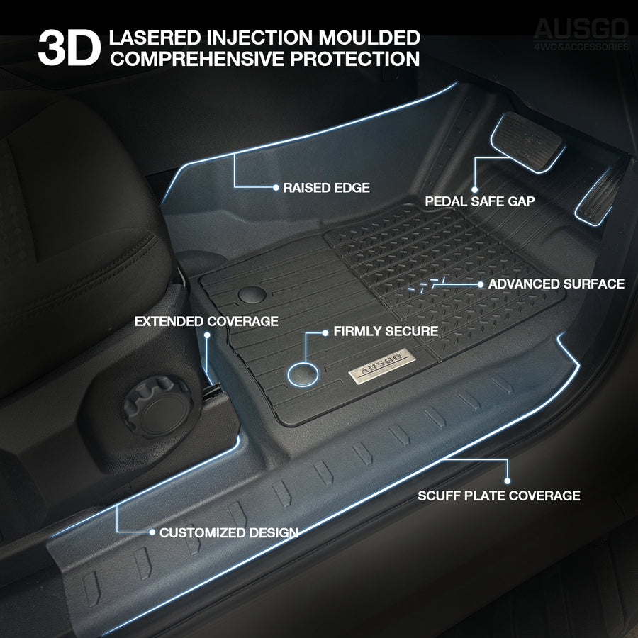 Ford Everest Floor Mats & Boot Liners – AUSGO 4x4 Accessories