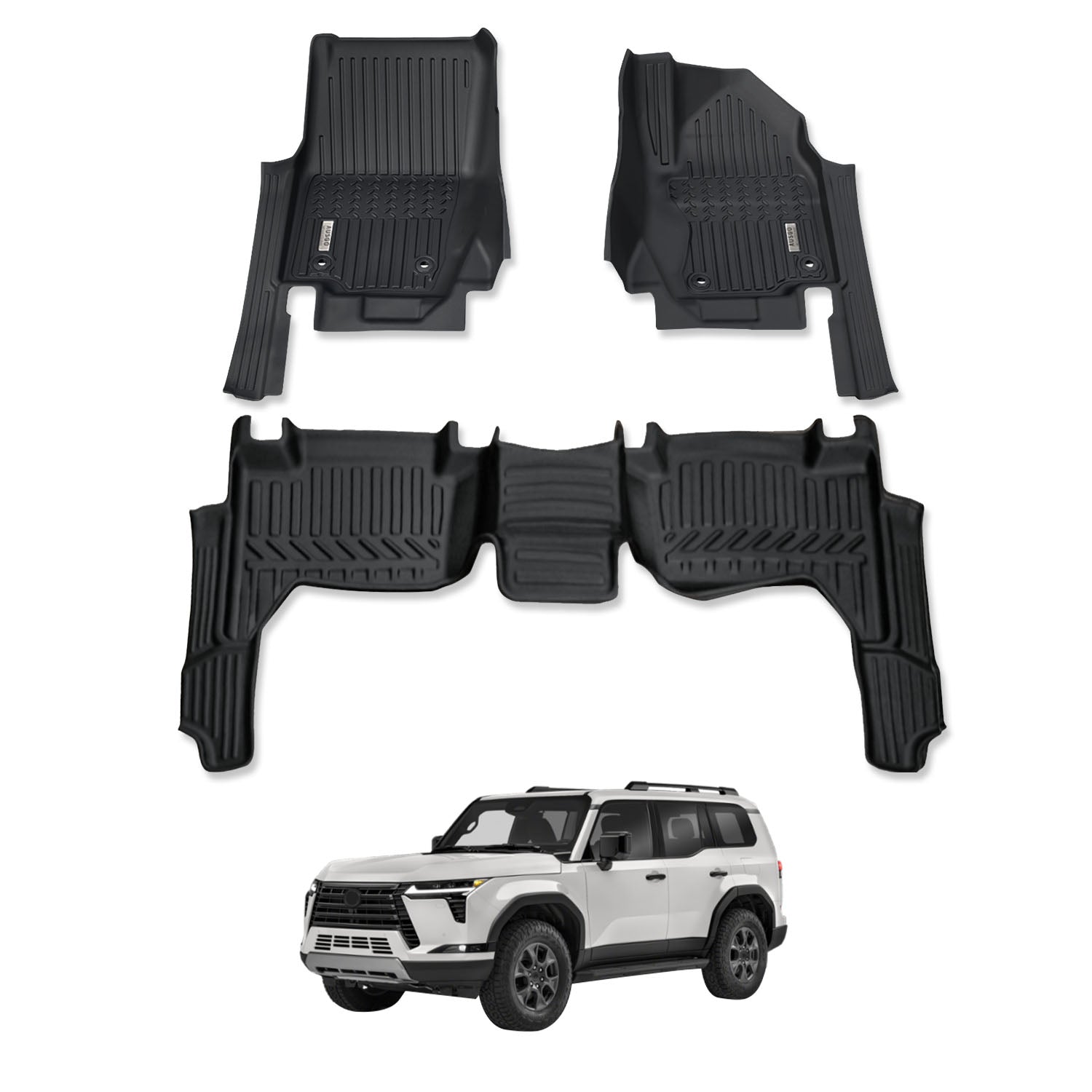 5D Car Floor Mats for Lexus GX550 2024 Onwards AUSGO 4X4 Accessories Pty LTD