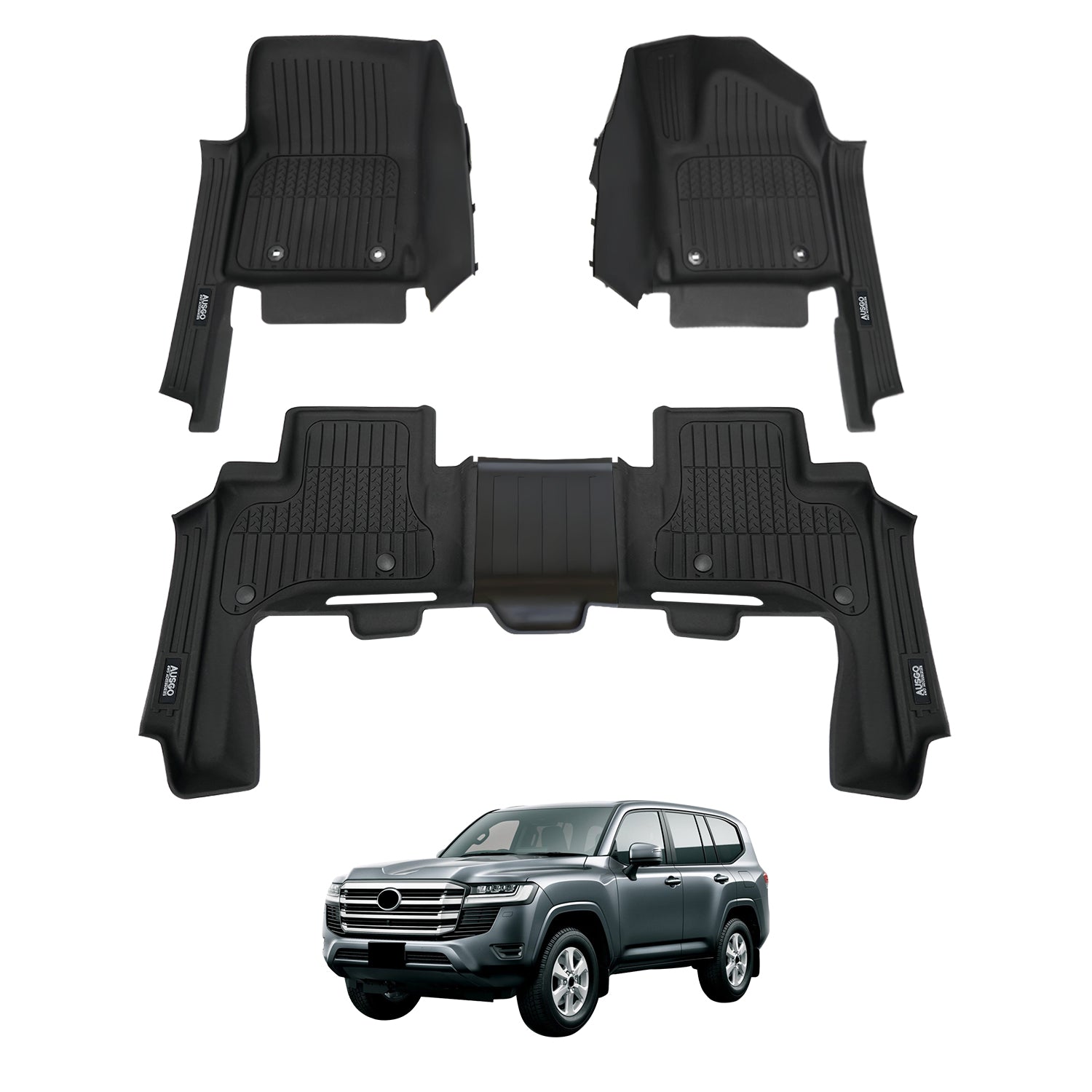 7D Injection Floor Mats for Toyota Land Cruiser 300 Series 2021-Onward