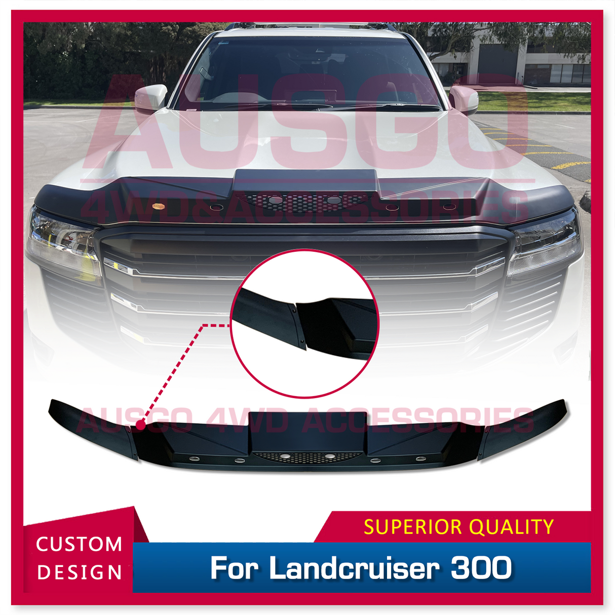 Injection Bonnet Protector Guard for Toyota Land Cruiser LandCruiser 3 ...