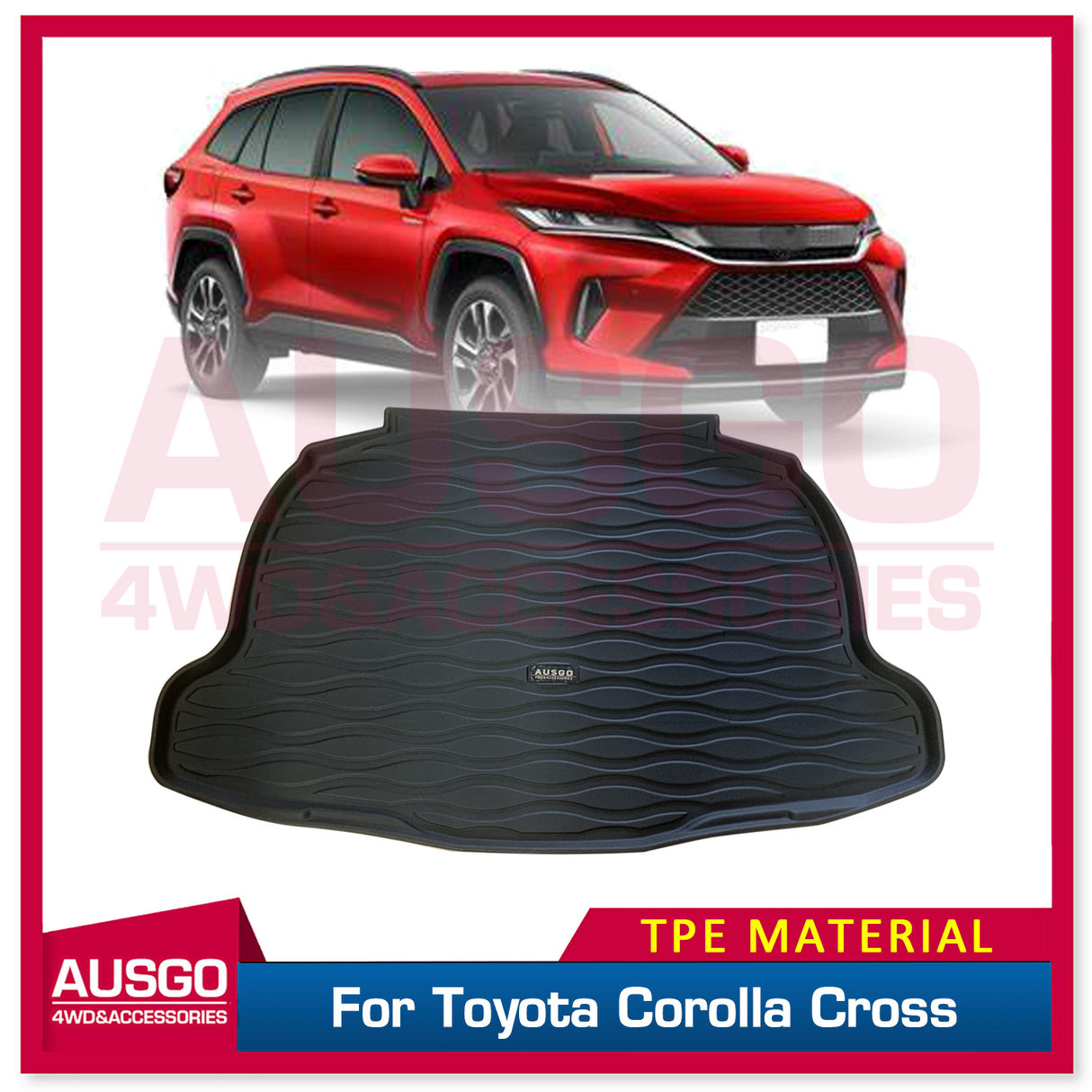 3D TPE Cargo Mat for Toyota Corolla Cross Petrol 2022-Onwards Boot Mat ...